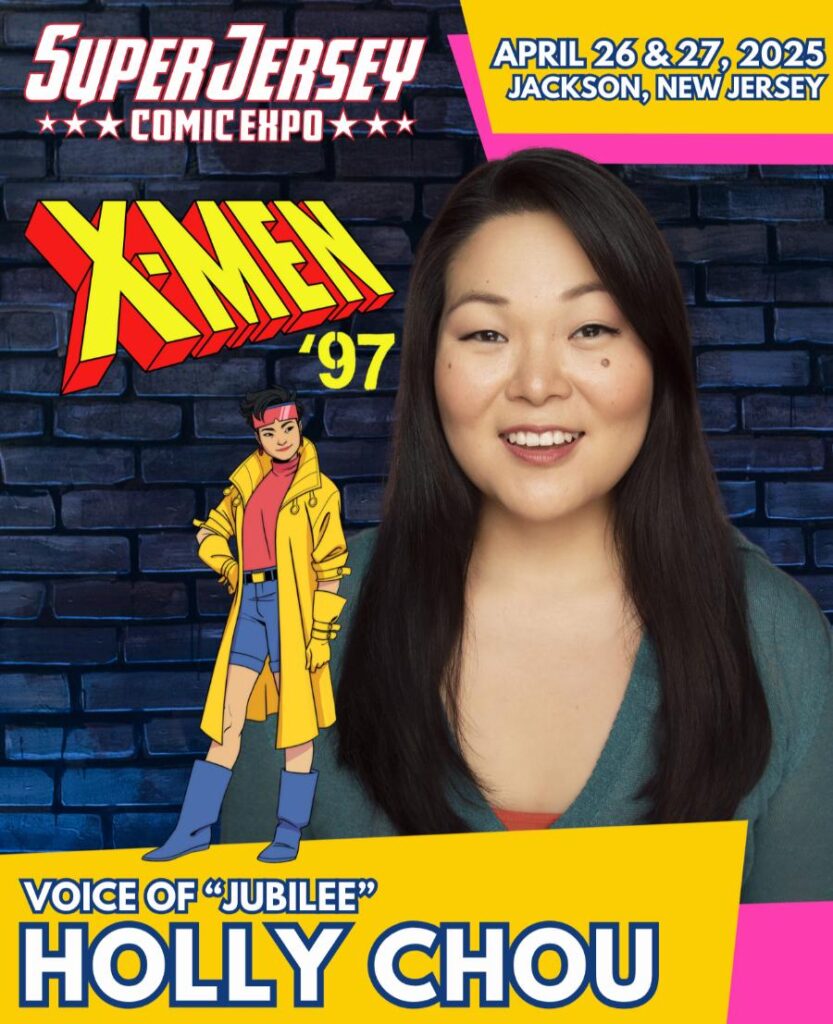 Holly Chou, "Jubilee" in X-Men '97 joins Super Jersey Comic Expo ...