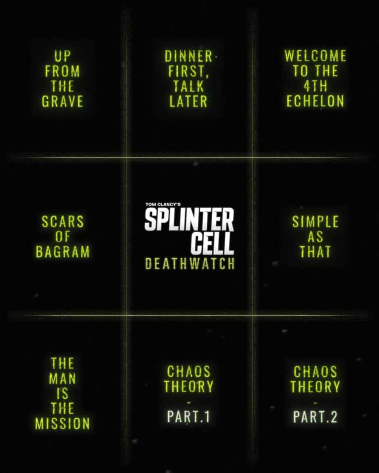 Netflix’s ‘Tom Clancy's Splinter Cell: Death Watch' Opening Title ...